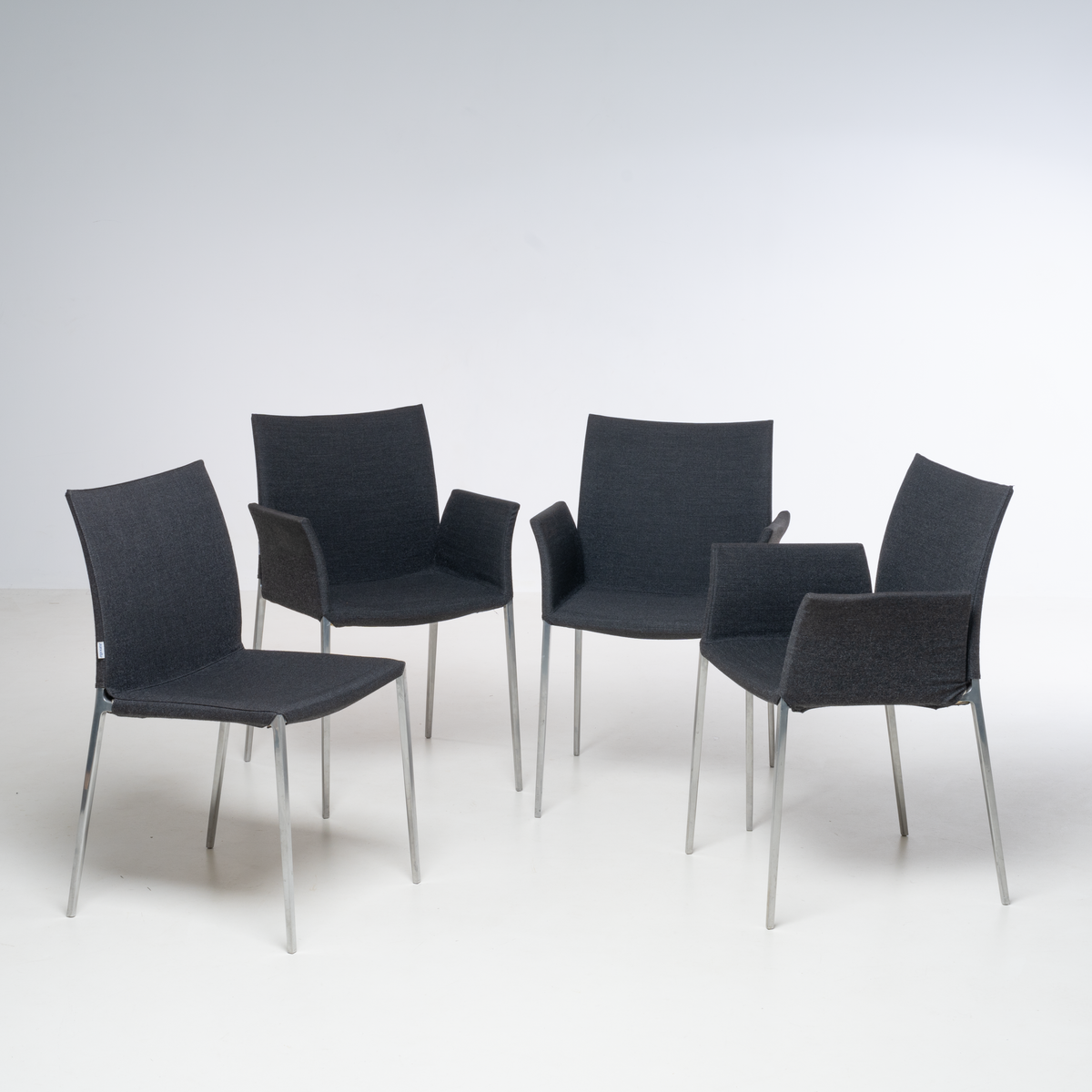 LEUKE SET (4) ZANOTTA LIA STOELEN, DESIGNED BY ROBERTO BARBIERI – The ...